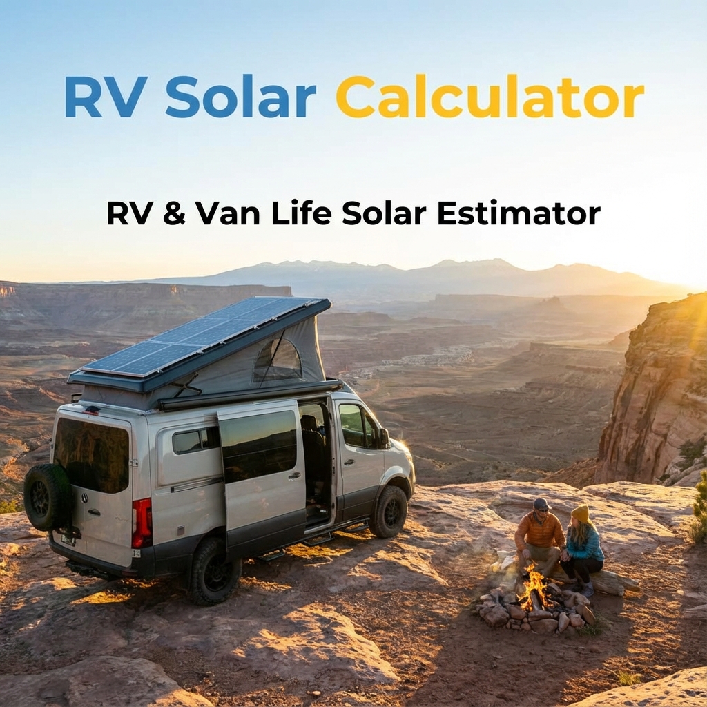 RV Solar Calculator - Size Your Off-Grid Solar Setup | GreenMetricAI