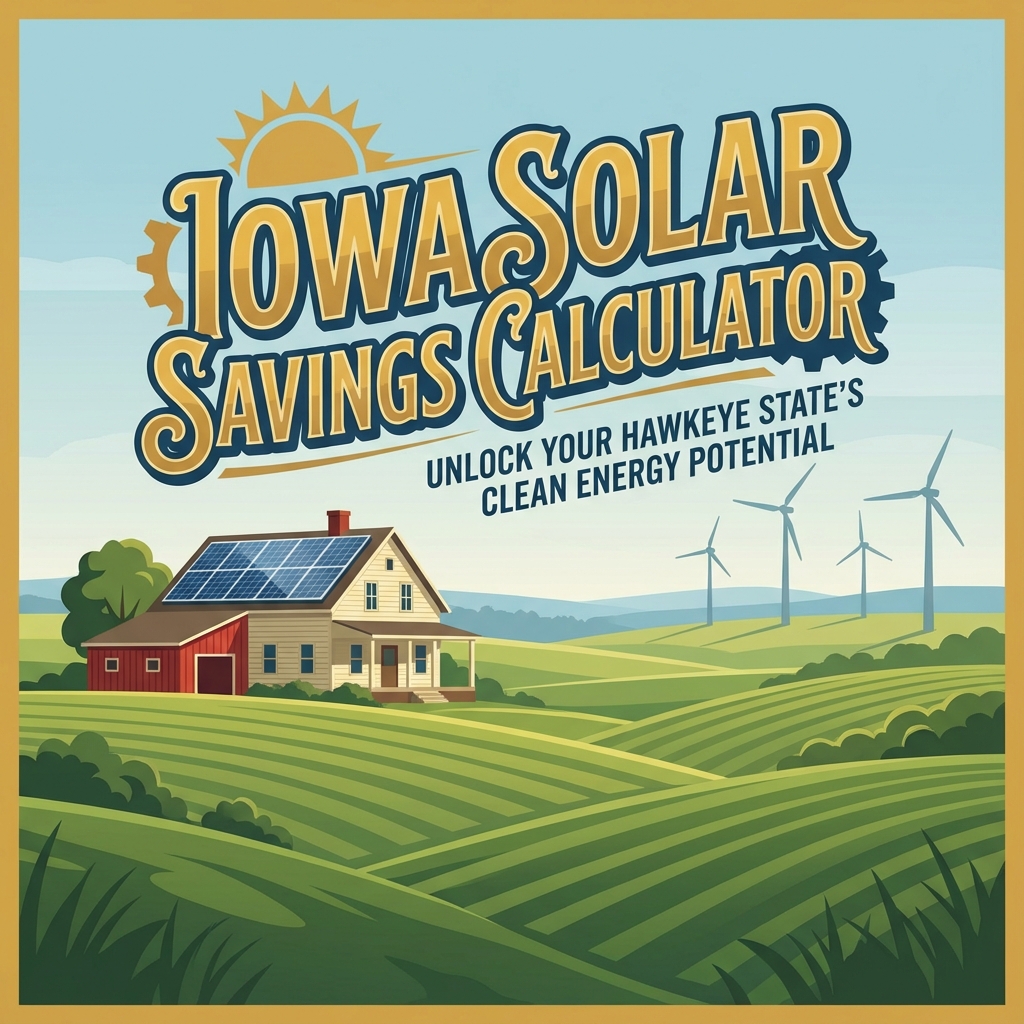 Iowa Solar Savings Guide 2026 | Home Solar Calculator | GreenMetricAI